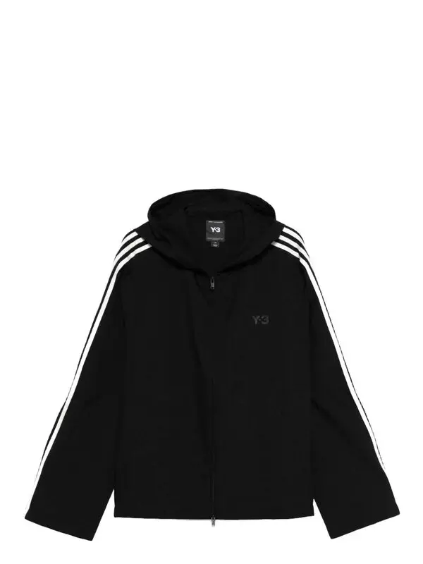Adidas Logo Zipped Blouson Jacket - Black