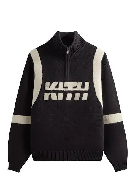 Kith Racer Quarter Zip Wyona Sweater - Black