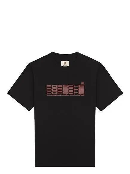 Aimé Leon Dore X Porsche Racing Tee Shirt - Black