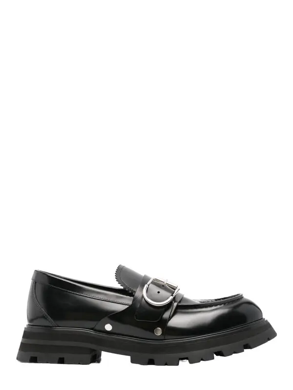 Alexander McQueen Logo Loafers - Black