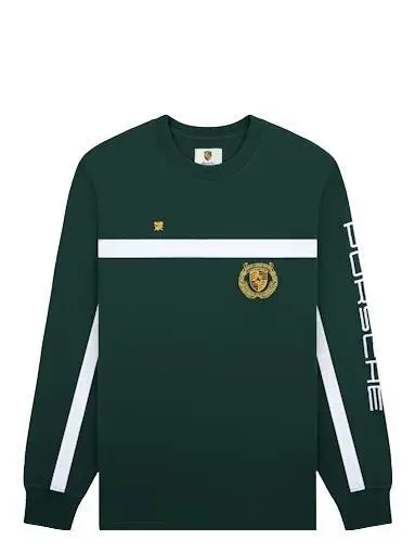 Aimé Leon Dore X Porsche Longsleeve Apex Tee Shirt - Green