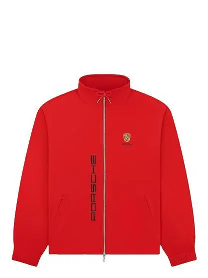 Aimé Leon Dore X Porsche Nylon Track Jacket - Red