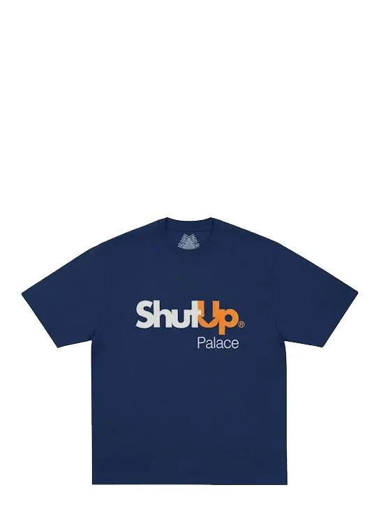 PALACE Shut Up T-shirt - Navy Blue