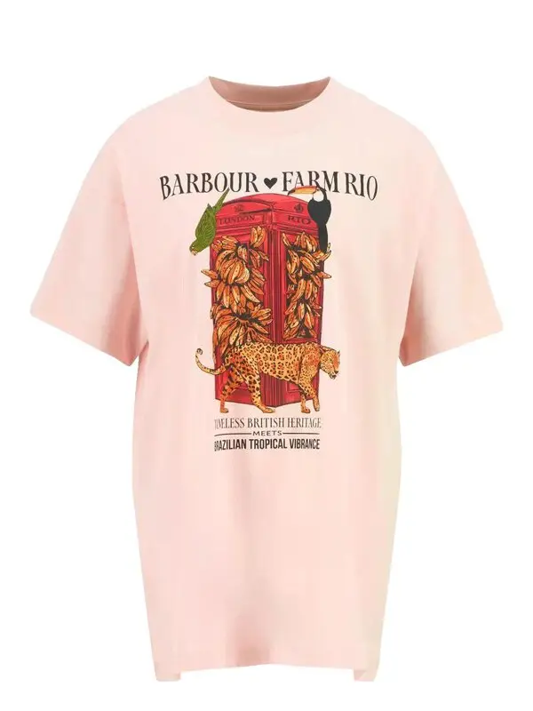 Farm Rio Graphic-print T-shirt - Pink