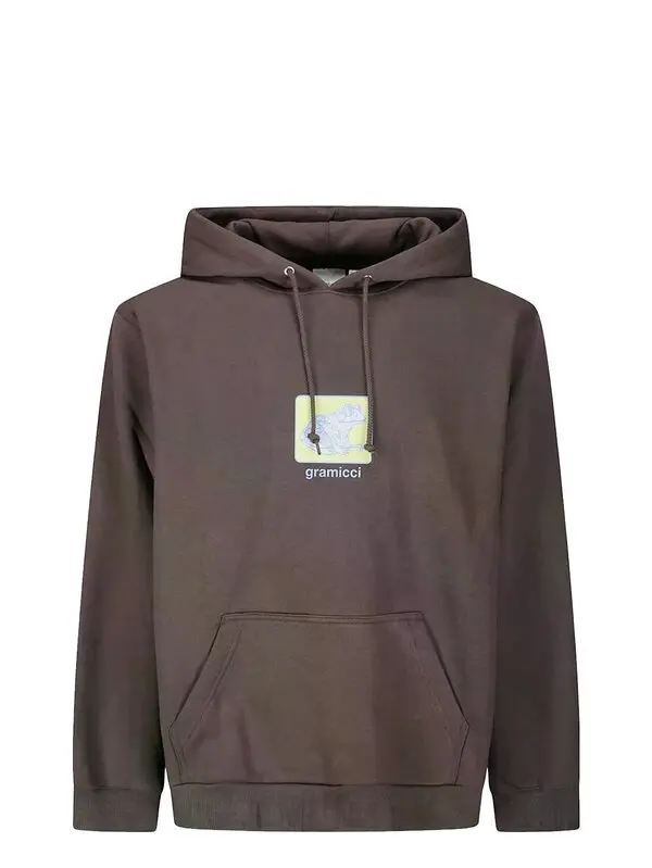Gramicci Kangaroo-pocket Hoodie - Brown