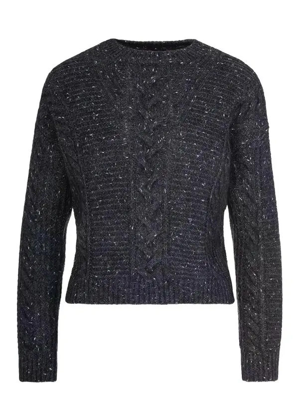 Max Mara Cable-knit Sweater - Black