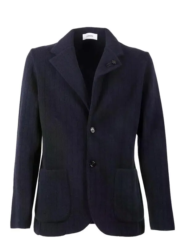 LARDINI Single-breasted Blazer - Blue