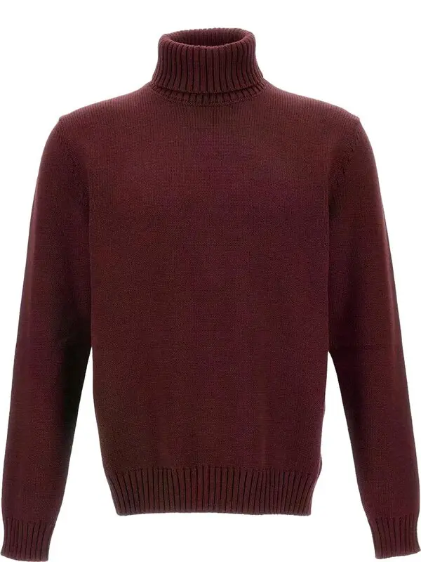ZANONE Turtleneck Sweater - Red