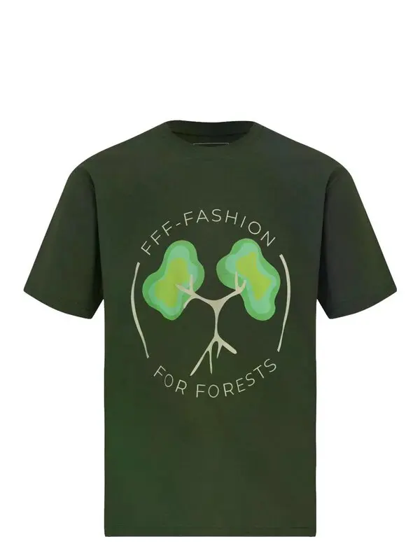 AMIR SLAMA Graphic T-shirt - Green