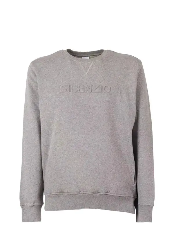 Aspesi Embossed-detail Sweatshirt - Grey