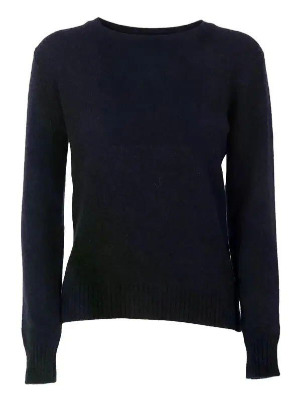 FILIPPO DE LAURENTIIS Ribbed-trim Sweater - Blue
