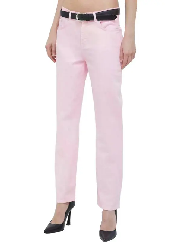 Moschino Heart-appliqué Jeans - Pink