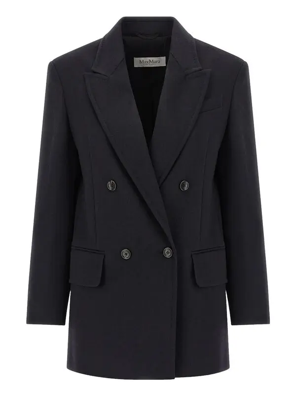 Max Mara Olimpia Double-breasted Blazer - Blue