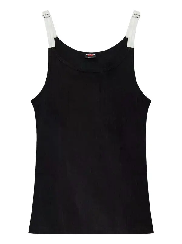 Dsquared2 X Magliano Double-strap Tank Top - Black