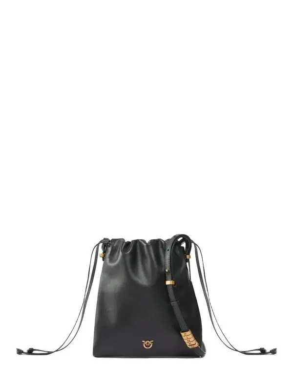 Pinko Logo-detail Satchel - Black