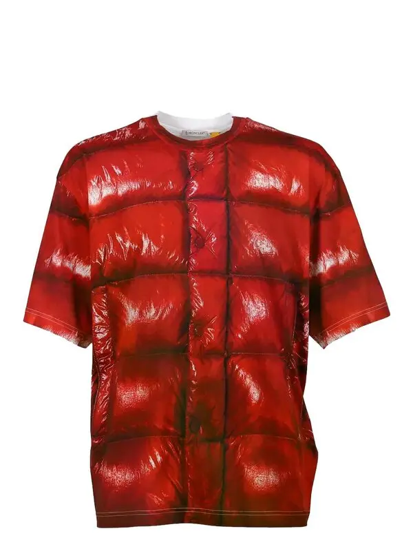 Moncler X A$ap Rocky Printed T-shirt - Red
