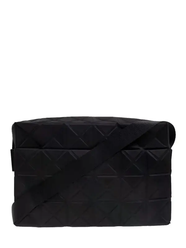 Issey Miyake Geometric-pattern Shoulder Bag - Black