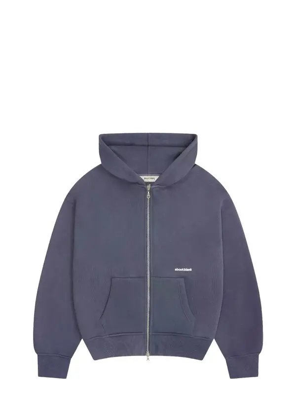 ABOUT:BLANK Zip-up Hoodie - Blue