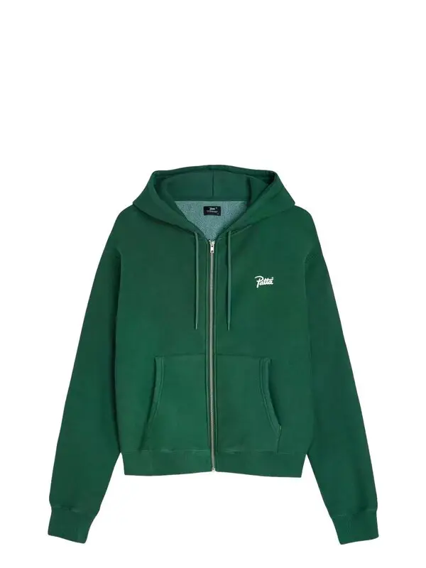 PATTA Zip-fastening Hoodie - Green