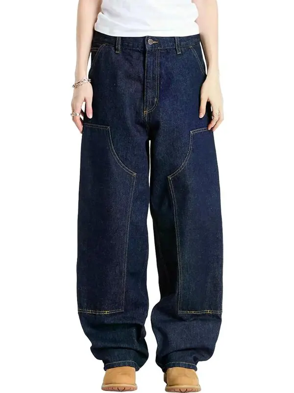 Carhartt Work In Progress Double Knee Brandon Trousers - Blue