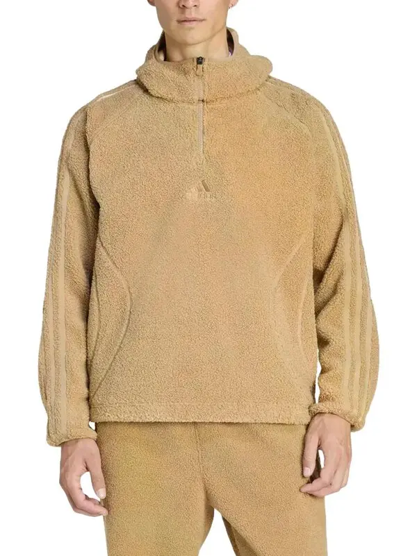 Adidas Originals Borg Fleece Teamgeist Hoodie - Neutrals