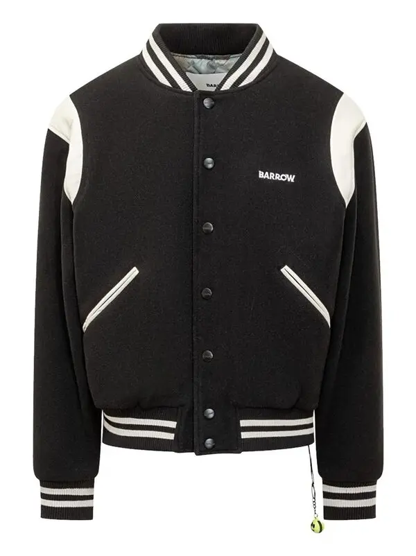 BARROW Varsity Jacket - Black