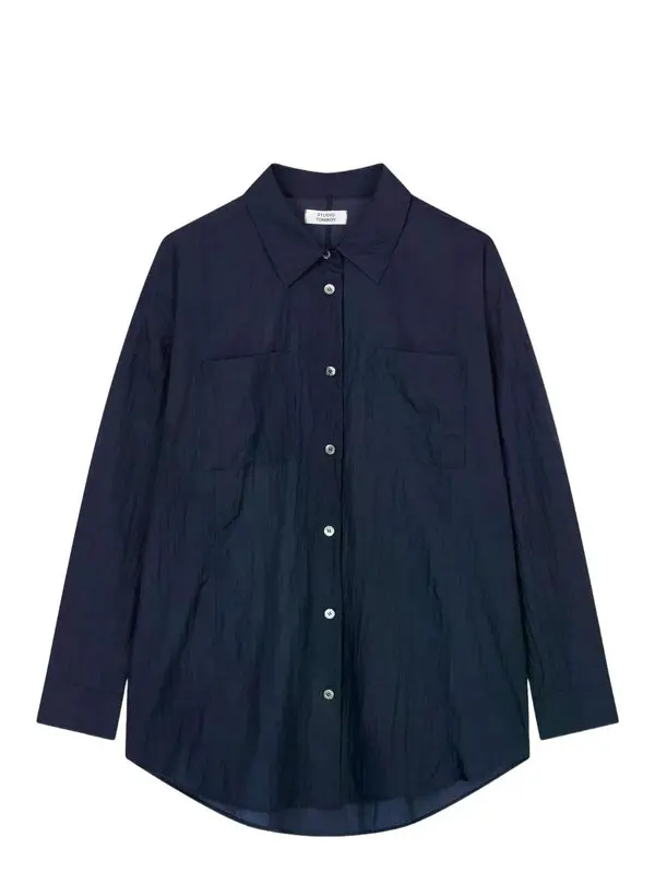 STUDIO TOMBOY Chest-pockets Shirt - Blue