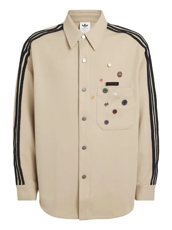 Adidas Originals X Song For The Mute Buttoned Shirt - Beige