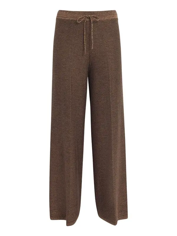 L'Agence Freyja Straight Sweatpants - Brown