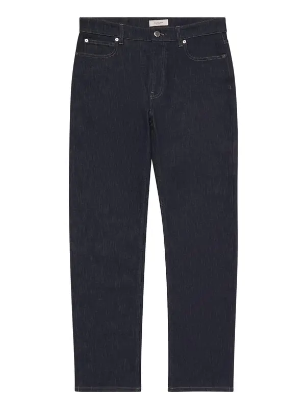 Agnona Cotton-wool Slim Jeans - Navy
