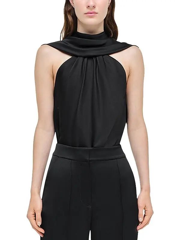Simkhai Scarlett Cape Top - Black