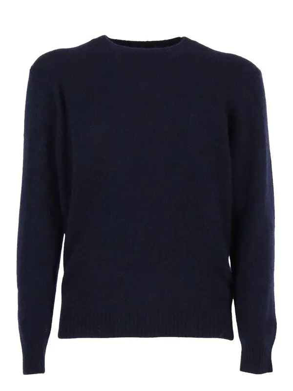 PHI FDL Long Sleeve Crew Neck Sweater - Blue