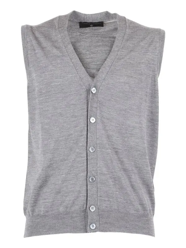 PHI FDL Knitted Vest - Gray