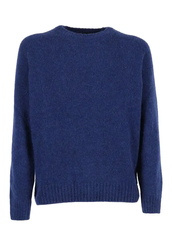PHI FDL Hammer Sleeve Crew Neck Sweater - Blue