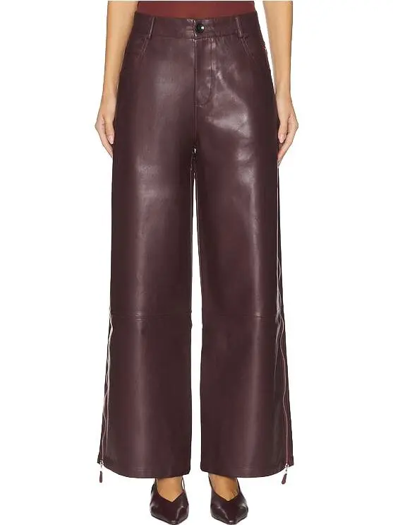OSIS STUDIO Norma Pant - Burgundy