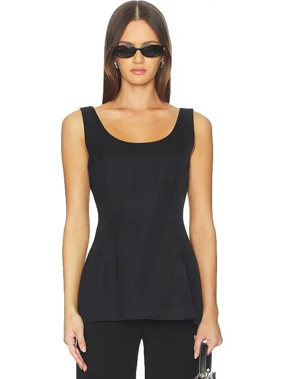 Rue Sophie Corinna Top - Black