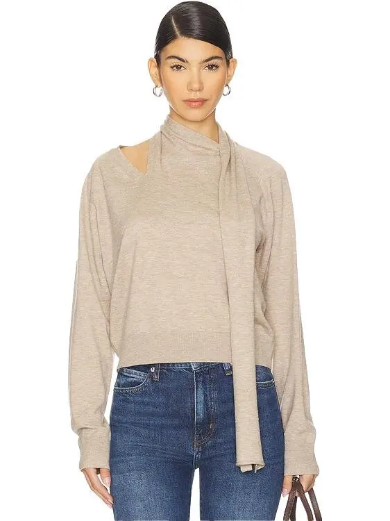 Astr The Label Silvana Sweater - Taupe