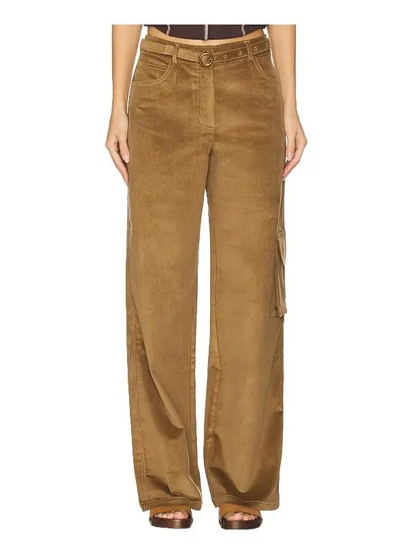 SIEDRES Violette Pant - Milky Brown
