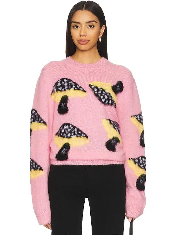 MSGM Fantasy Mushroom Sweater - Pink