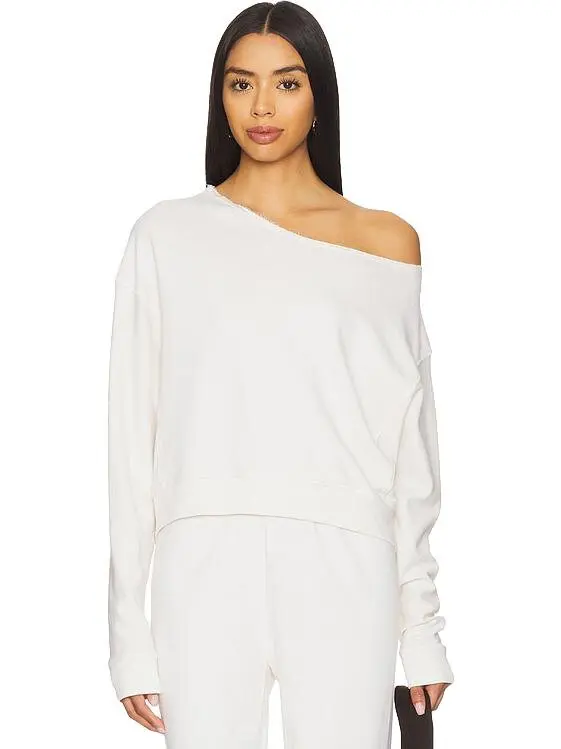 Lamade Maggie Off Shoulder Pullover - Ecru