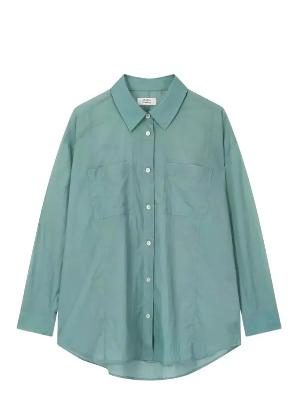 STUDIO TOMBOY Chest-pockets Shirt - Green
