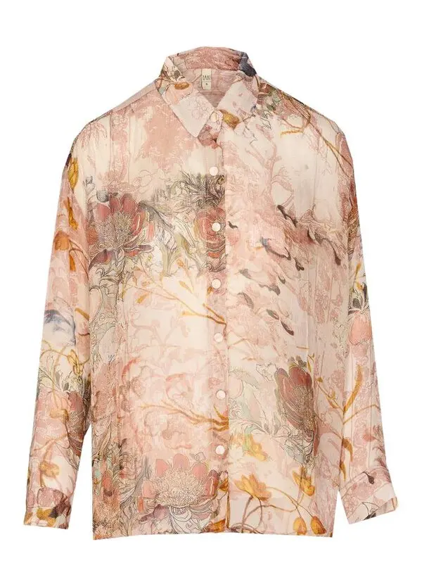 YAVI Printed Shirt - Pink