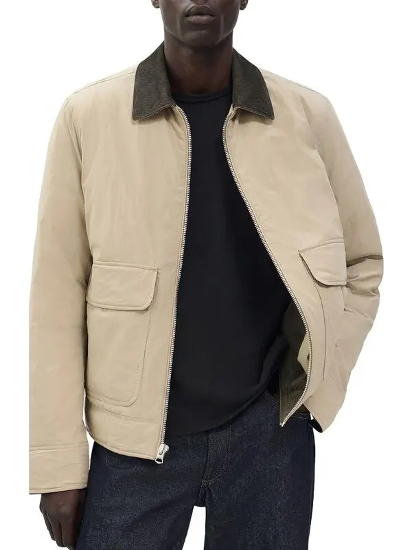 Rag & Bone Derrick Down Barn Jacket - Light Metal