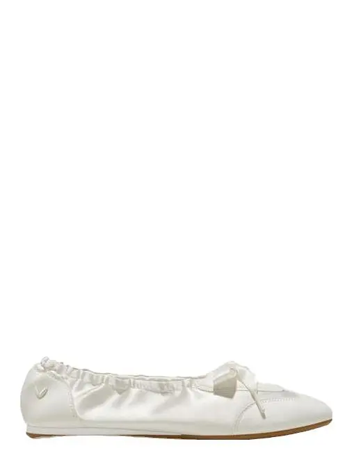 Vivaia Round-toe Satin Ballerina Sneakers - Light Gold