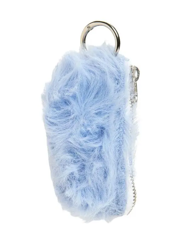 VERLOOP Faux Fur Pouch Bag Charm - Periwinkle