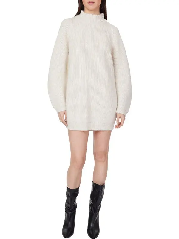 Habitual Barrel Sleeve Sweater Dress - Birch