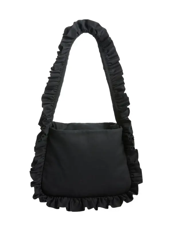 BAGGY LONDON Big Baggy Shoulder Bag - Black