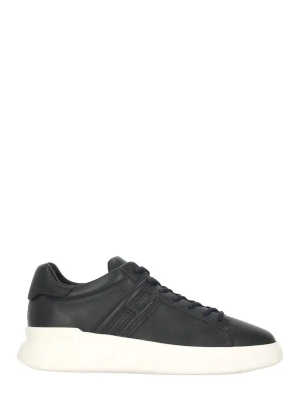 Hogan Leather Sneakers - Black