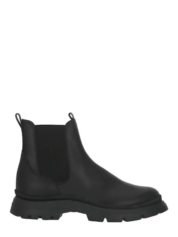 Hogan Leather Chelsea Boots - Black