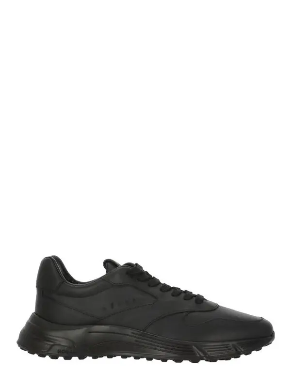 Hogan Leather Sneakers - Black